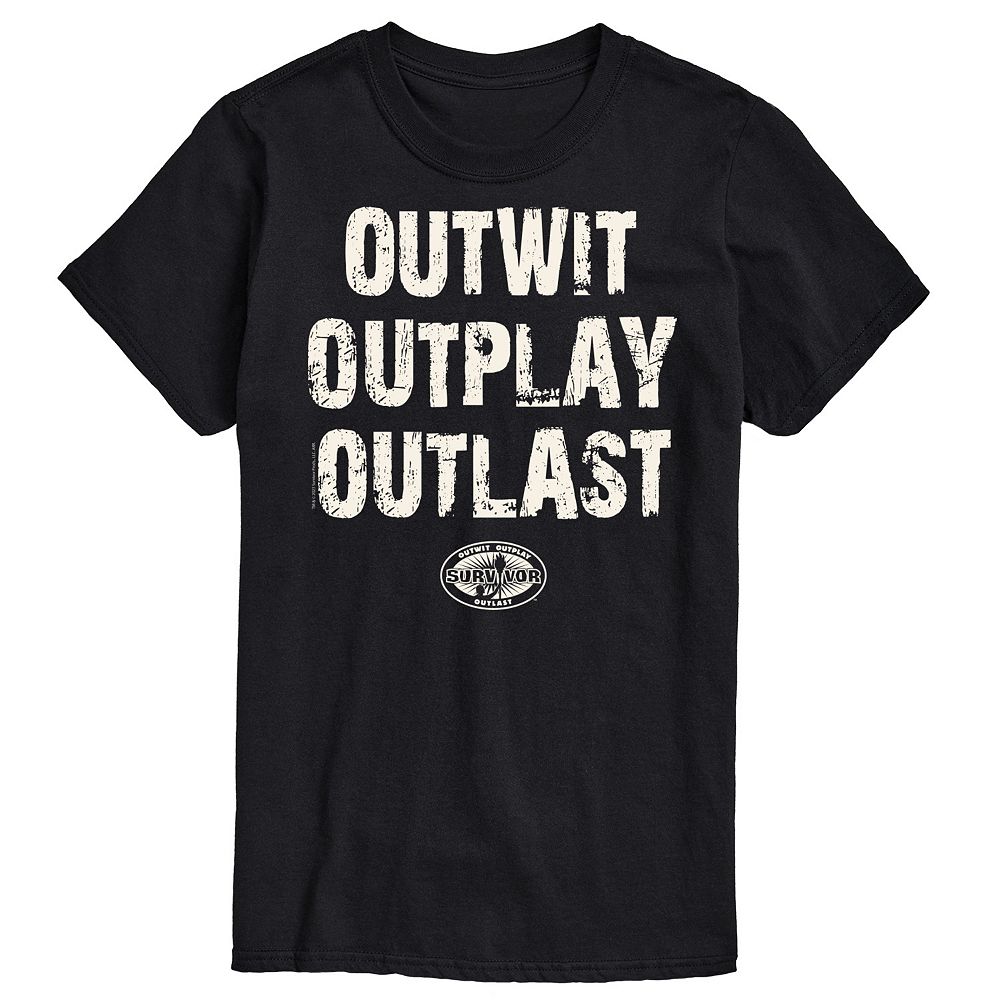 Men's Survivor Outwit Outplay Outlast Graphic Tee
