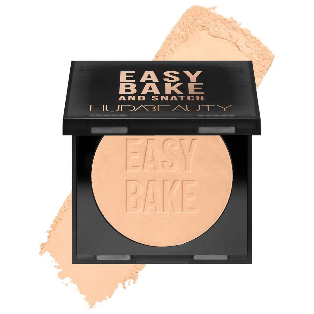 HUDA BEAUTY Easy Bake and Snatch Pressed Talc-Free Brightening and ...