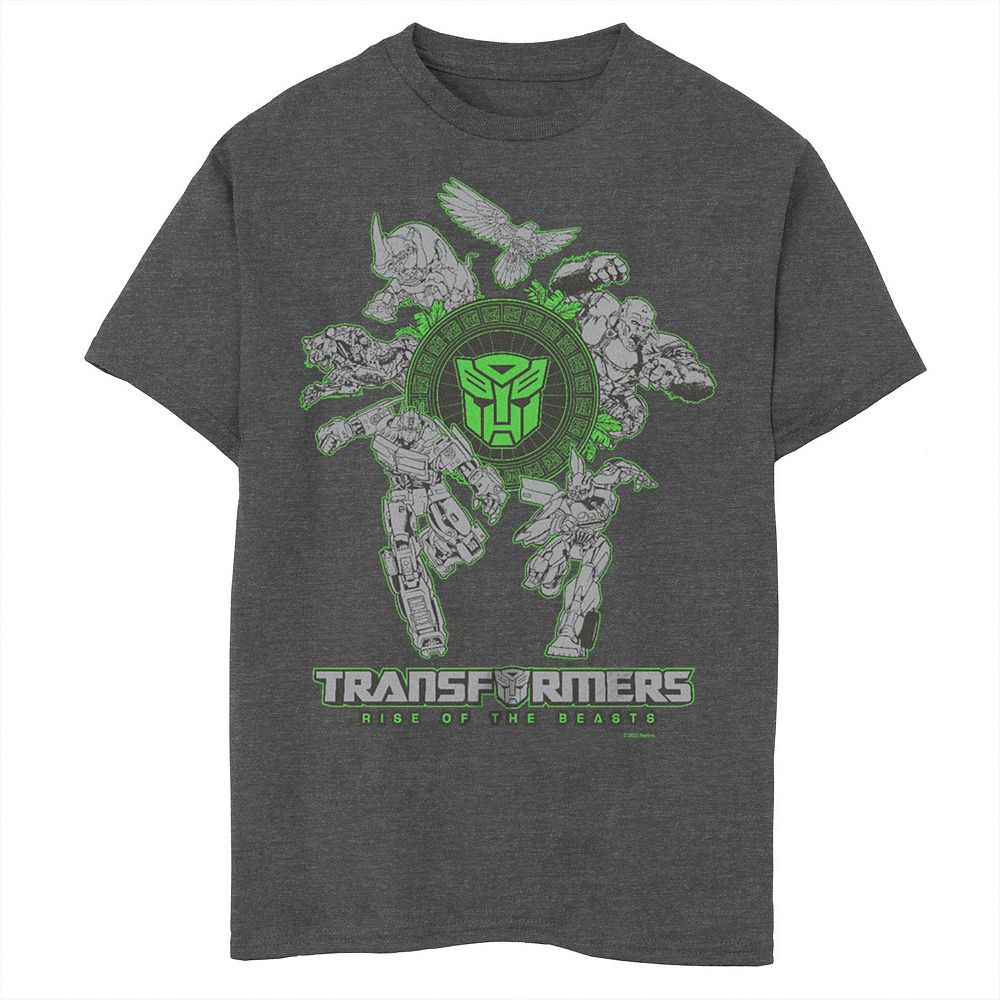 Boys 8-20 Husky Transformers Rise Of The Beasts Autobots Icon Graphic Tee