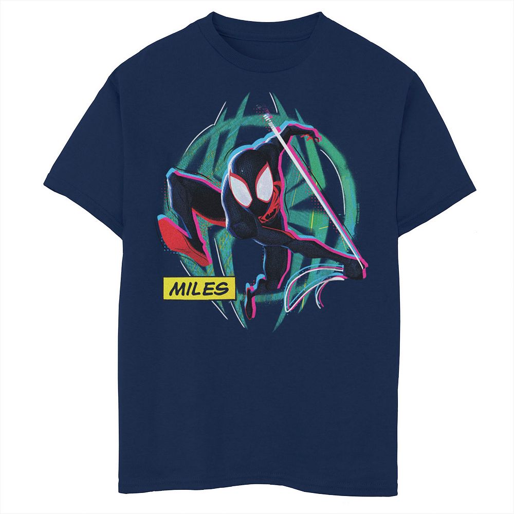 Boys 8-20 Husky Spider-Man: Across The Spider-Verse Miles Spiderman ...