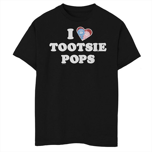 Boys 8-20 Husky Tootsie Roll Pop I Heart Tootsie Pops Graphic Tee