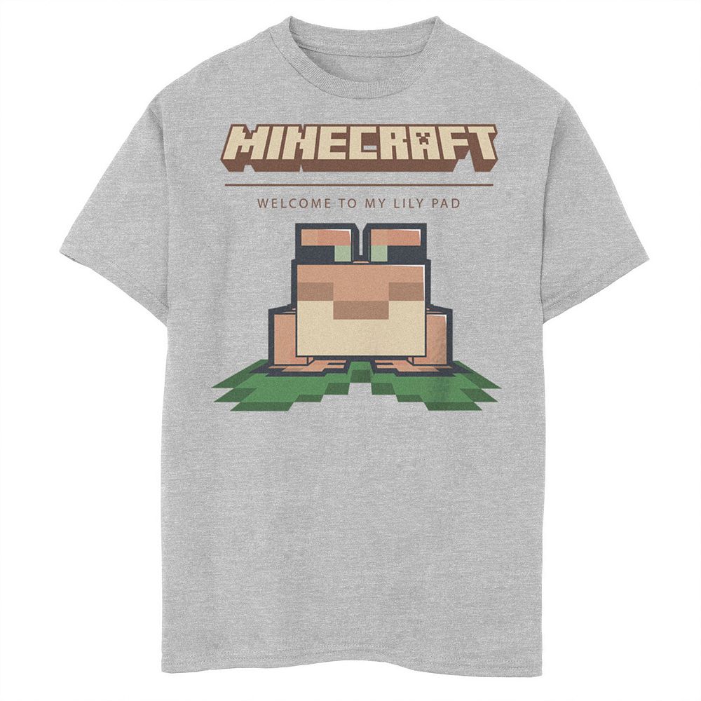 Boys 8-20 Minecraft Frog Welcome To My Lily Pad Graphic Tee