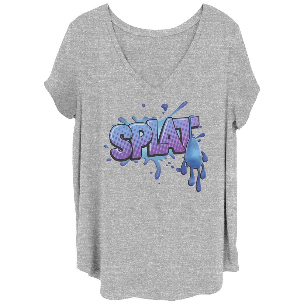 Disney's Strange World Juniors' Plus Size Splat Splatter Graphic Tee