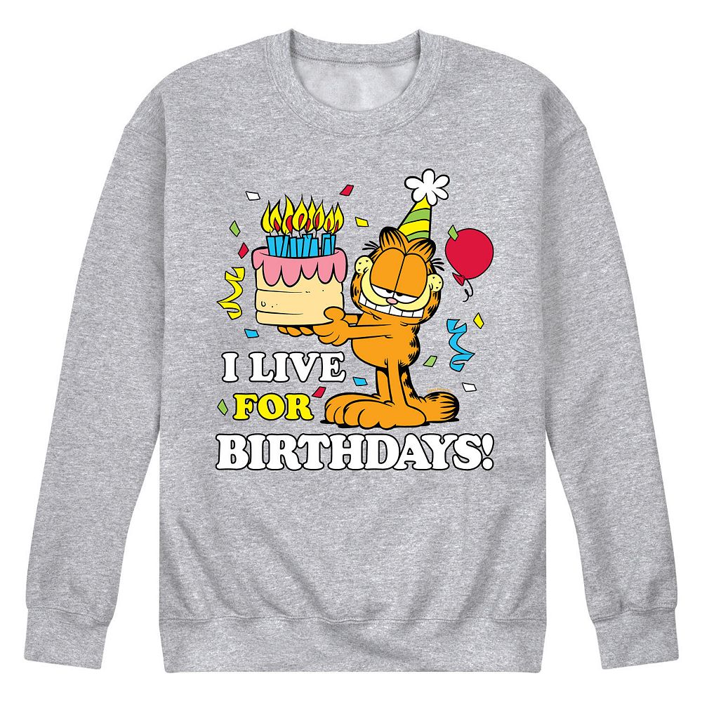 Men's Garfield Life For Birhdays Graphic Tee