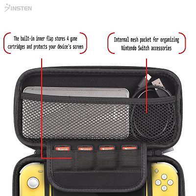 for Nintendo Switch Lite Black Case Cover Insten
