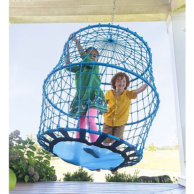 50-Inch Playful Rope HangOut Climber Swing