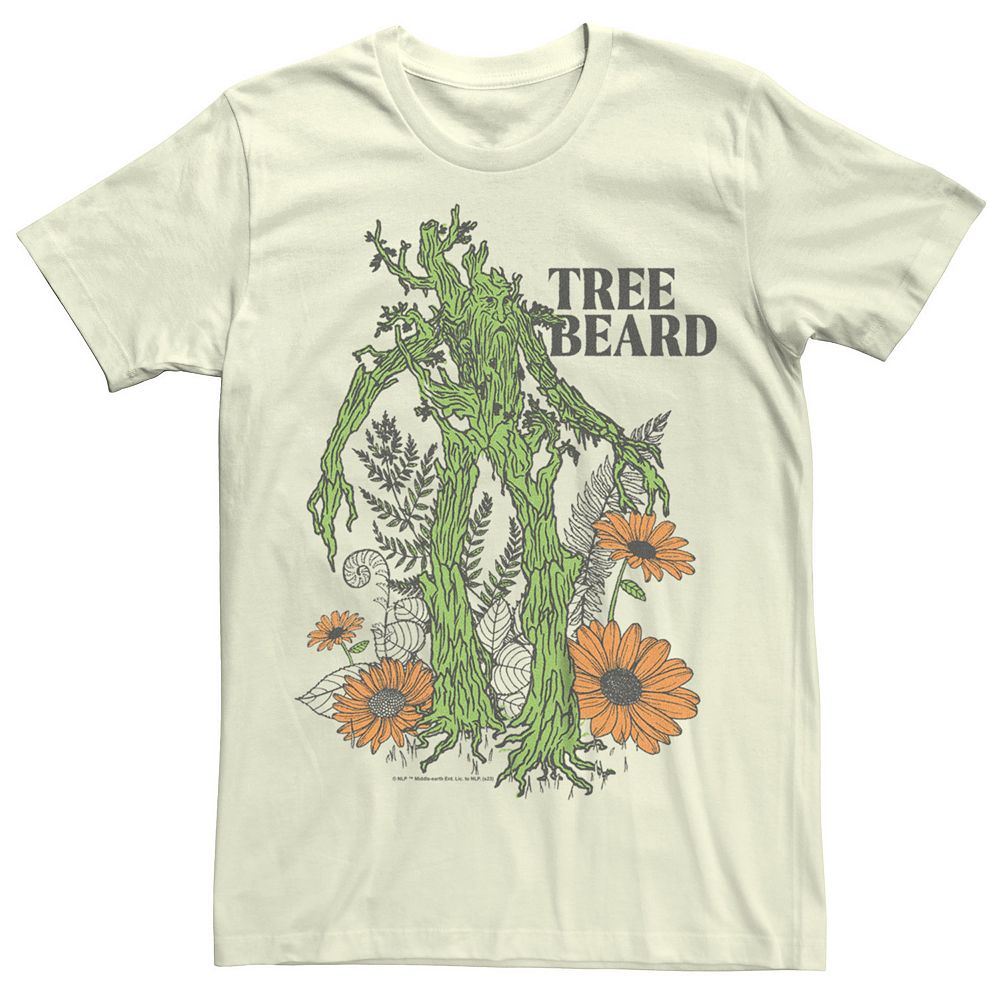 Juniors' Lord of the Rings Walking Giant Treebeard Boyfriend Graphic Tee