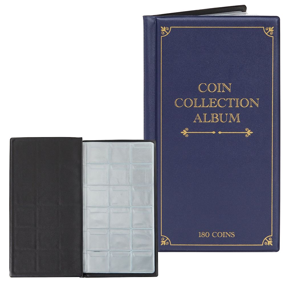 Bright Creations 2 Pack Coin Collection Album, Holds Up To 180 Coins ...