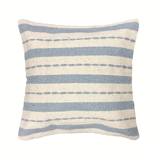 Harper Lane Venezia Cotton Striped Throw Pillow