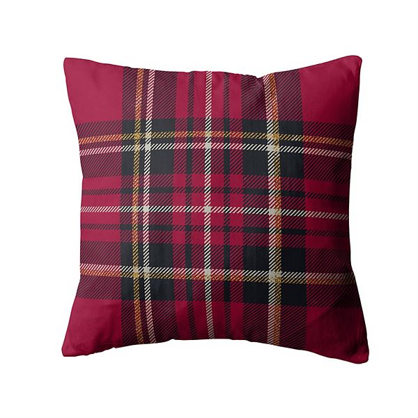 Harper Lane Cabin Red Plaid Throw Pillow