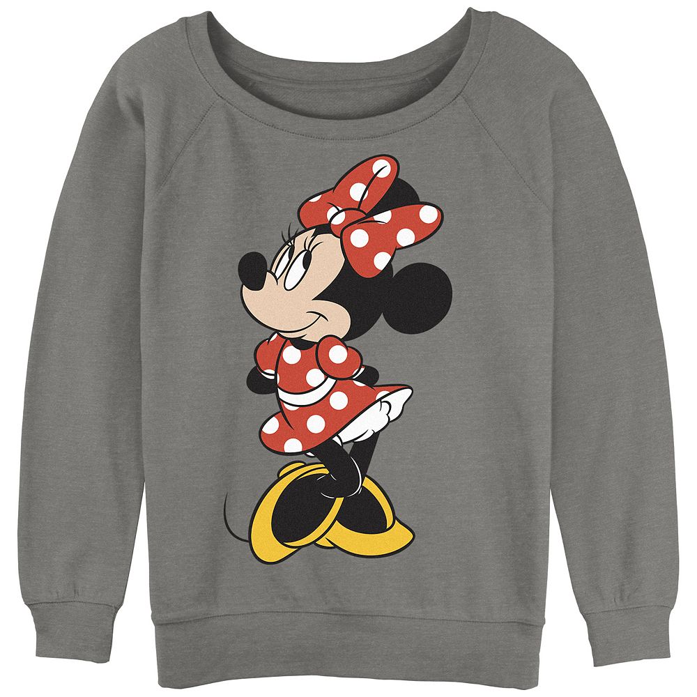 Disney's Minnie Mouse Juniors' Vintage Slouchy Graphic Sweatshirt