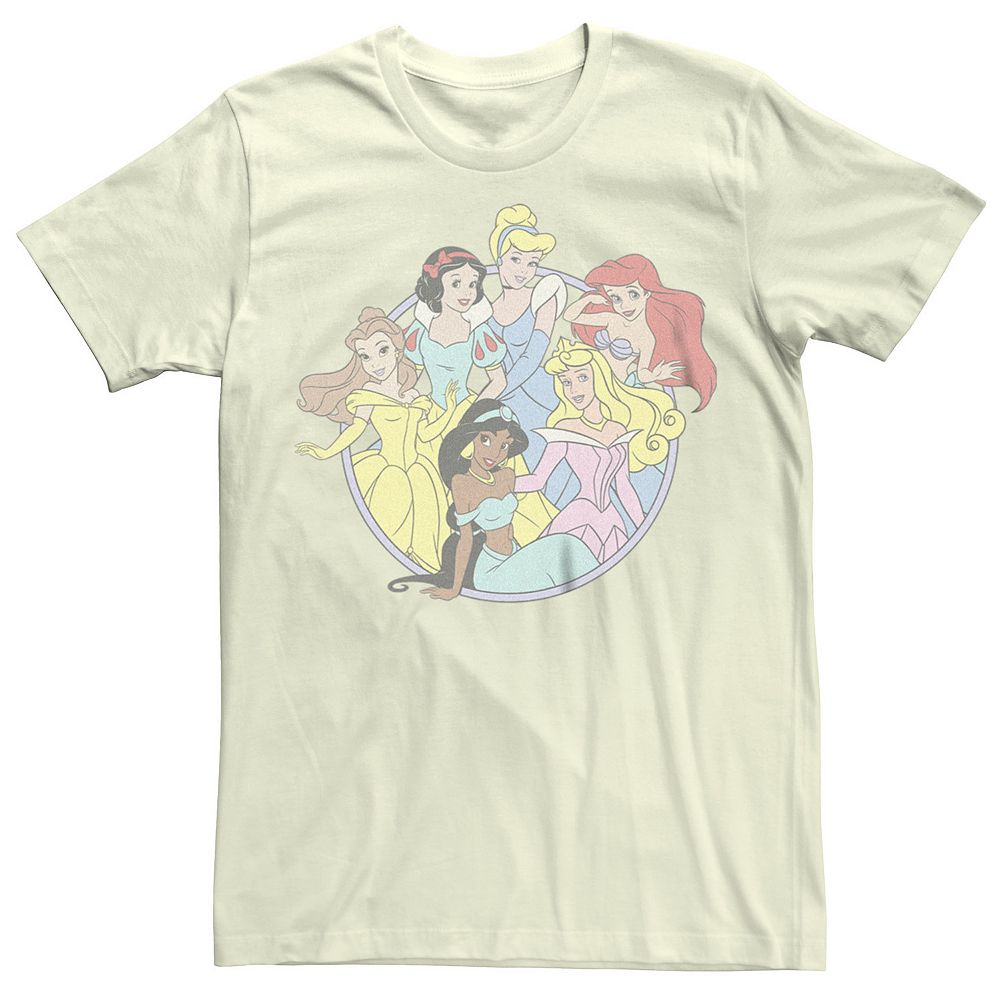 Disney Princesses Juniors' Nostalgia Circle Boyfriend Graphic Tee