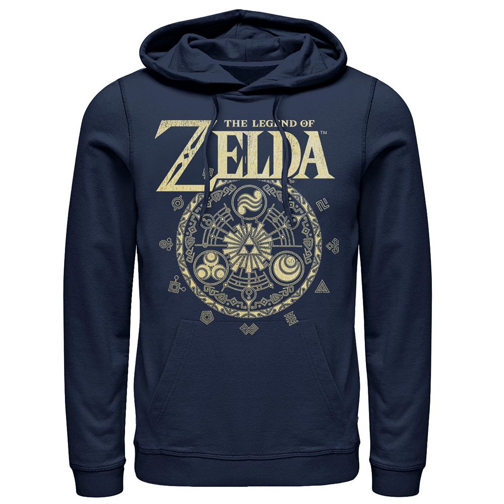 Men's The Legend Of Zelda Circle Emblem Logo Hoodie