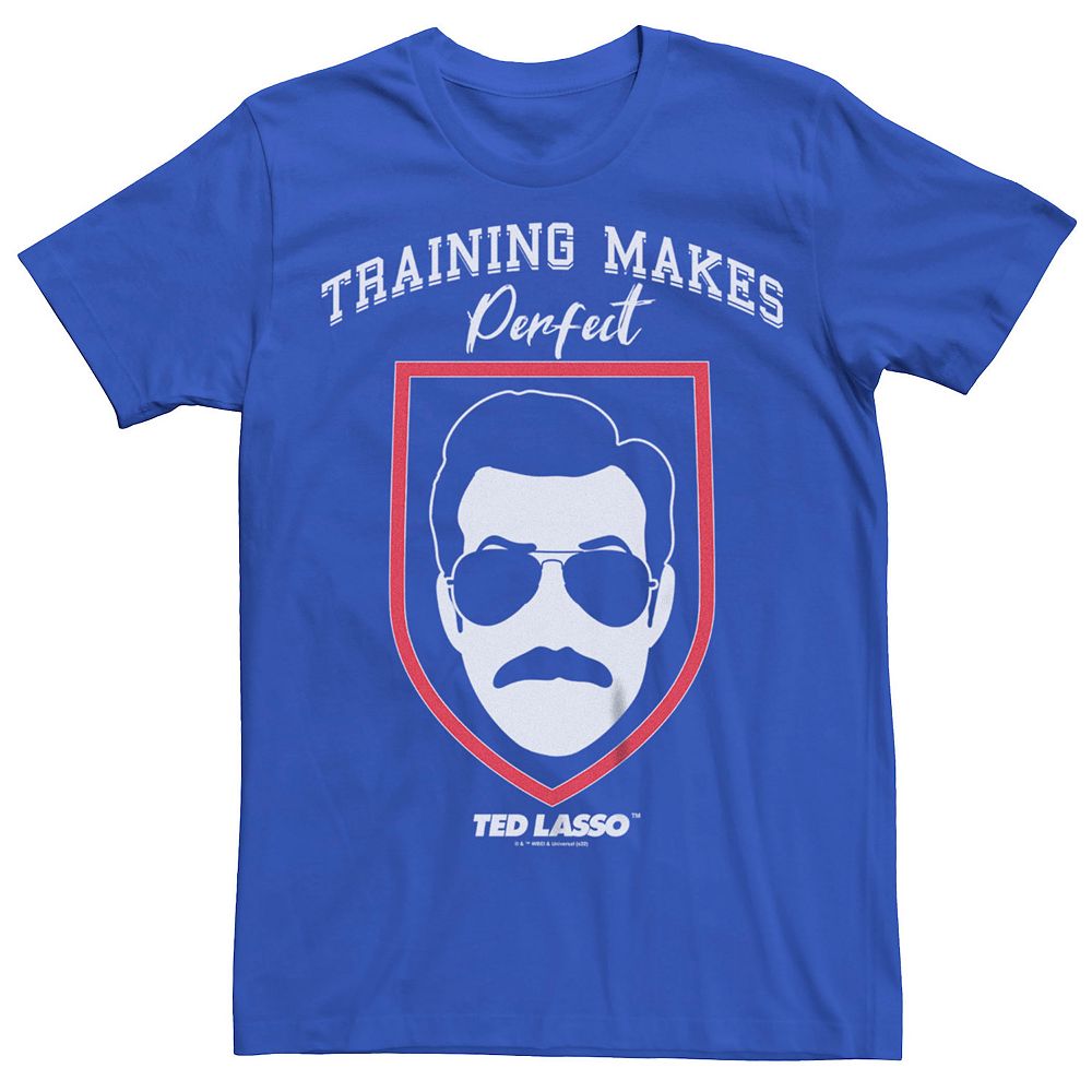 Men's Ted Lasso Training Makes Perfect Sunglasses Graphic Tee