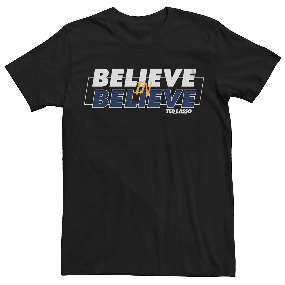 Men's Ted Lasso Believe in Believe Square Graphic Tee