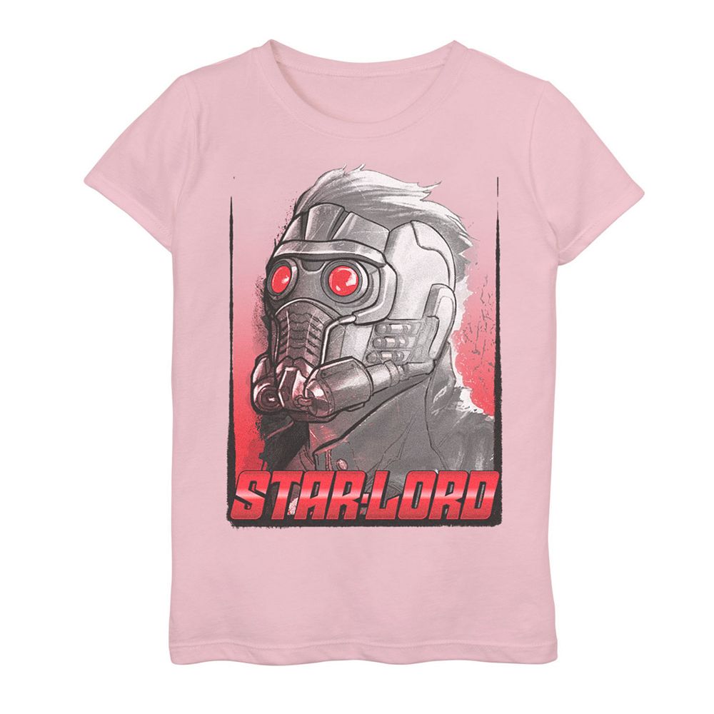 Girls 7-16 Plus Size Marvel Guardians of the Galaxy Star-Lord Head ...