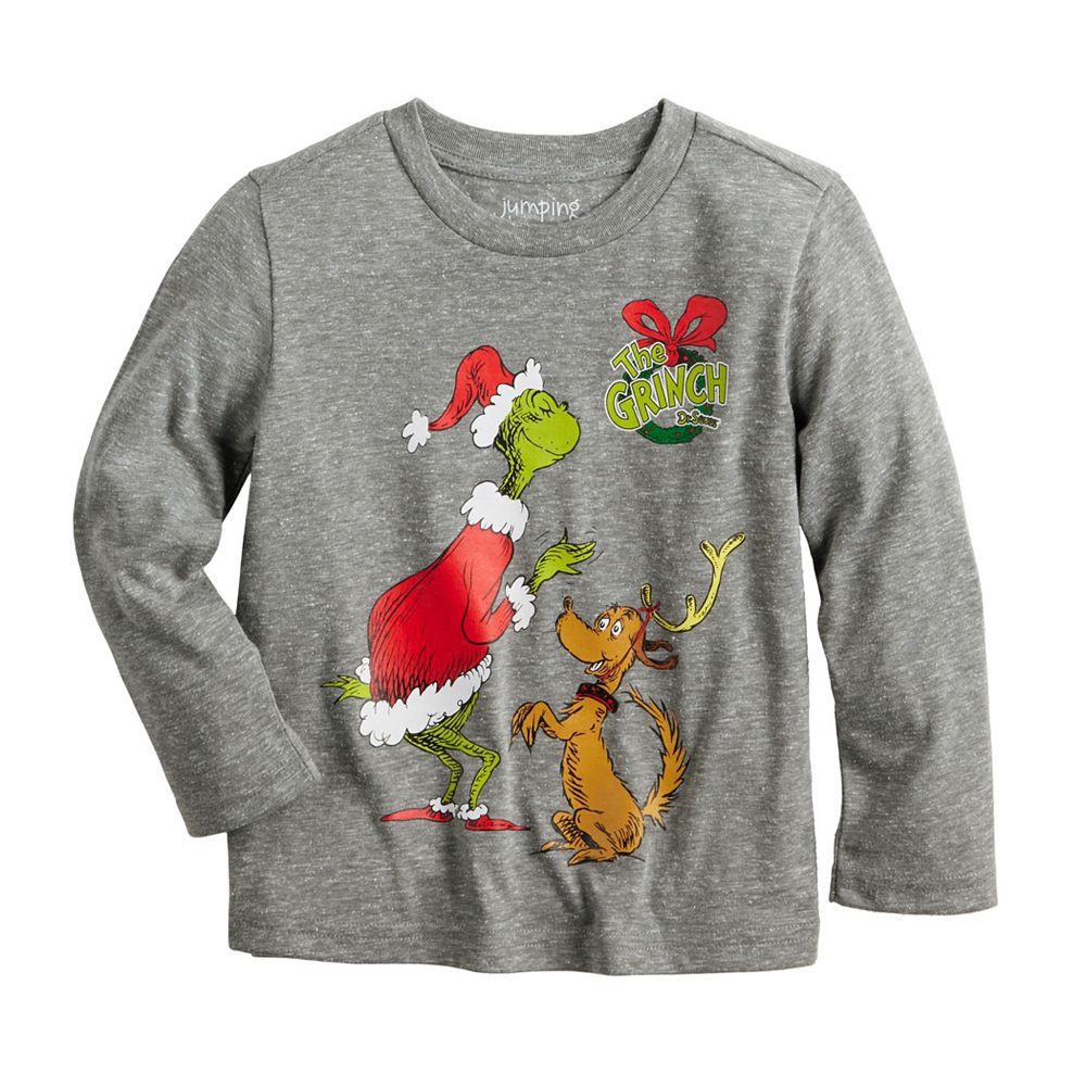 Baby & Toddler Jumping Beans® Long Sleeve Max And Grinch Tee