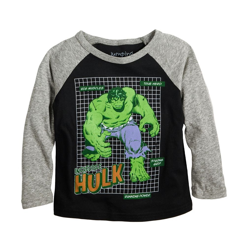 Baby & Toddler Boy Jumping Beans® Marvel Hulk Long Sleeve Tee