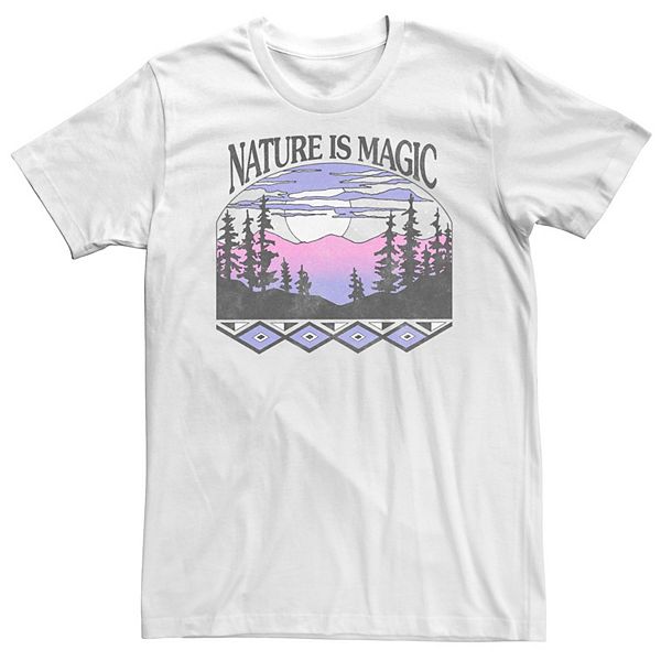Big & Tall Nature Is Magic Graphic Tee