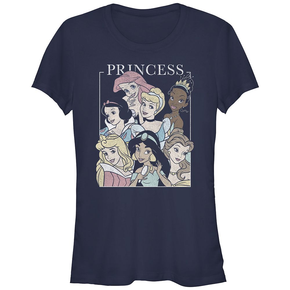 Disney Princesses Princess Story Box Juniors' Fitted Graphic Tee