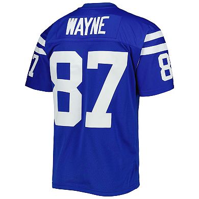 Men's Mitchell & Ness Reggie Wayne Royal Indianapolis Colts Legacy ...