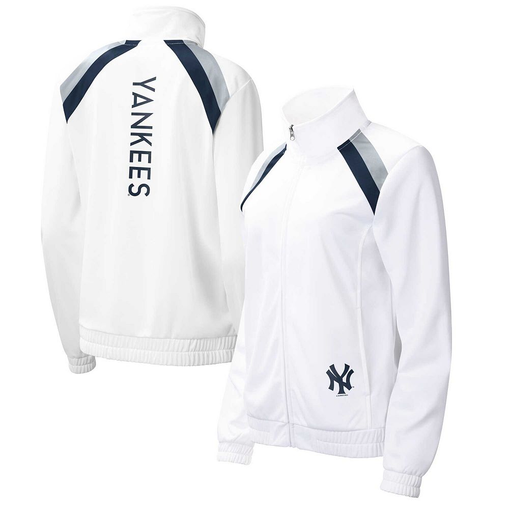 Women's G-III 4Her by Carl Banks White New York Yankees Red Flag Full ...