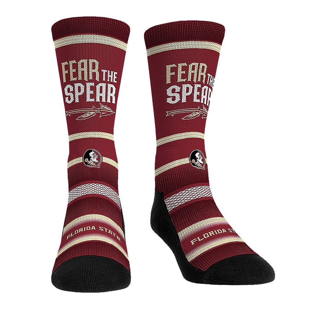Youth Rock Em Socks Florida State Seminoles Team Slogan Crew Socks