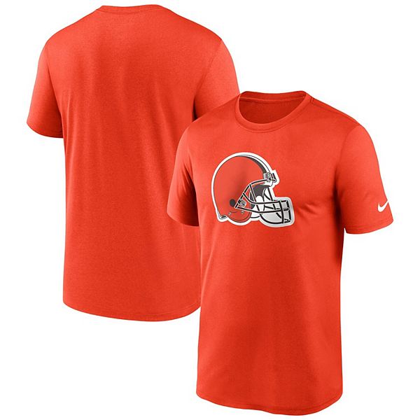 Men's Nike Orange Cleveland Browns Legend Logo Performance T-Shirt