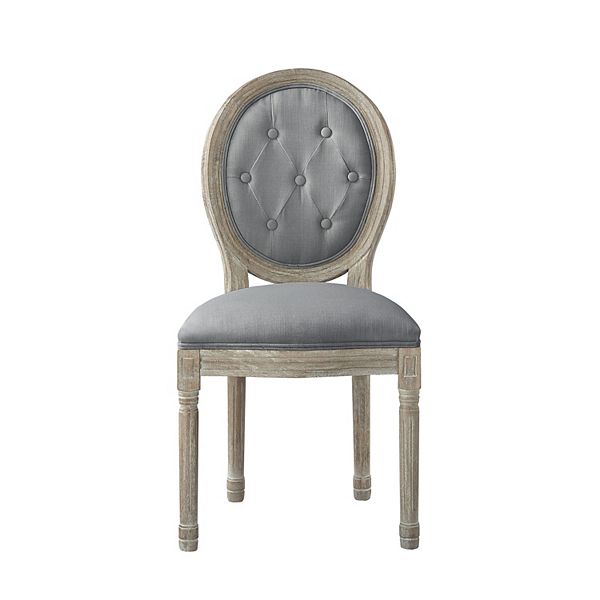 Felicia Dining Chair Armless, Upholstered