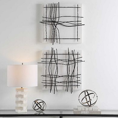 Genesis Metal Wall Decor 2-Piece Set