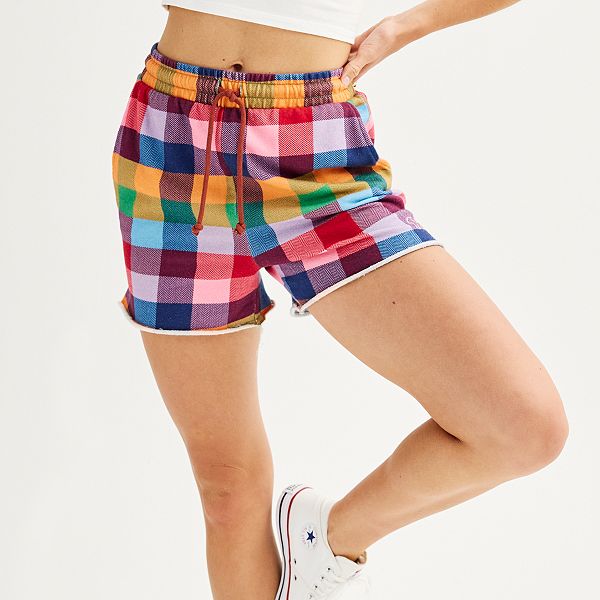 Juniors' IVORY ELLA Colorblock Lounge Shorts