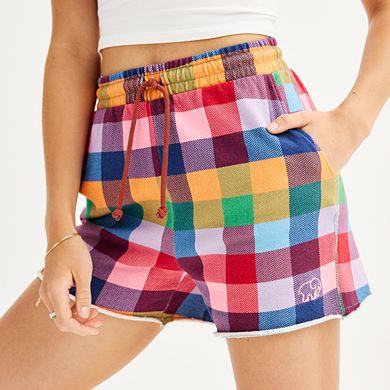 Juniors' IVORY ELLA Colorblock Lounge Shorts