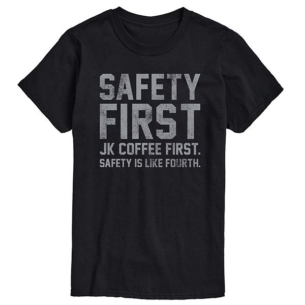 Men's Safety First JK Graphic Tee