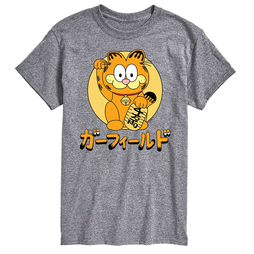 Men's Garfield Lucky Cat Garfield Graphic Tee