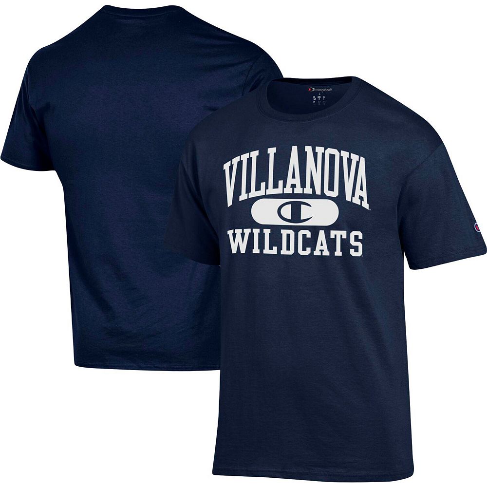 Men's Champion Navy Villanova Wildcats Arch Pill T-Shirt