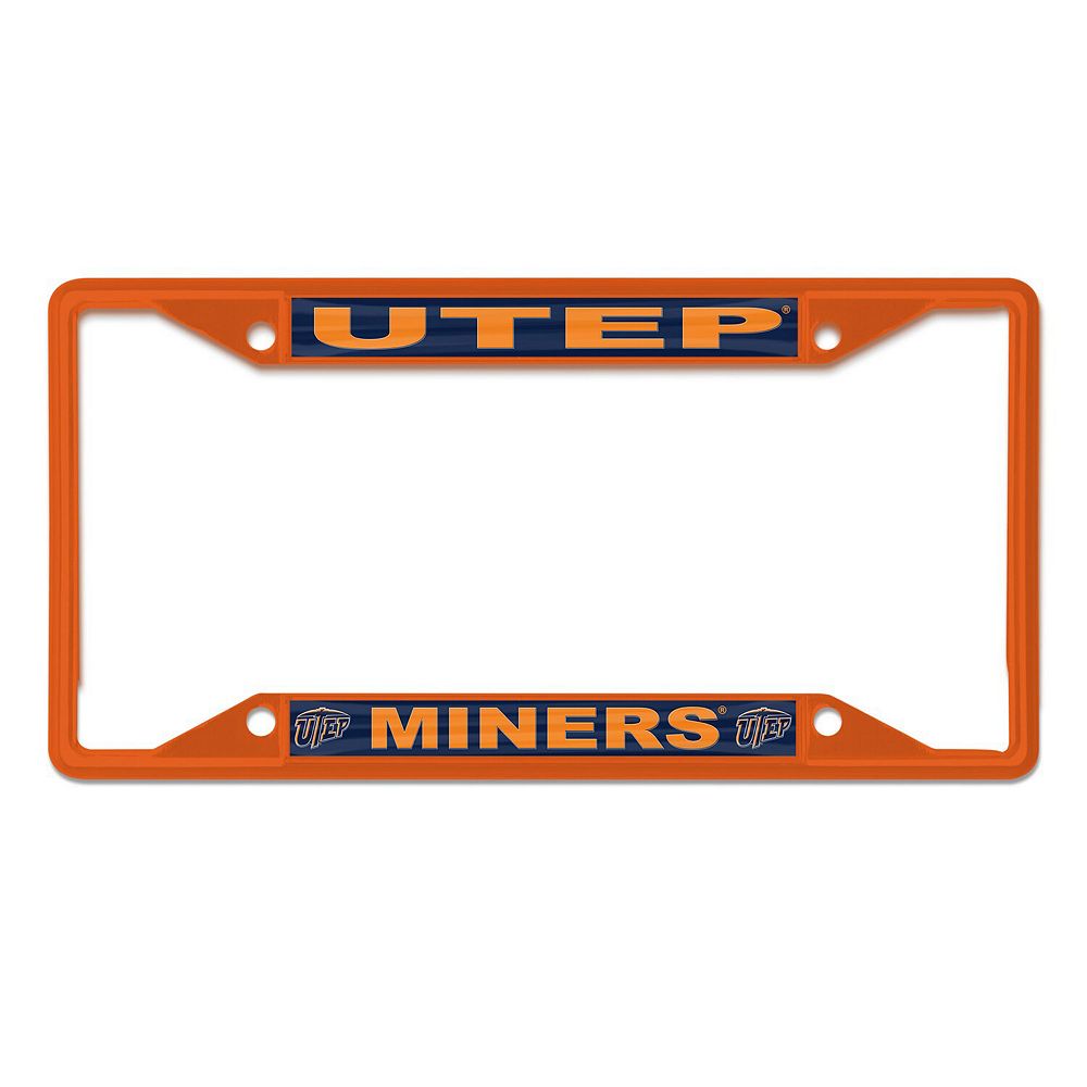 WinCraft UTEP Miners Chrome Color License Plate Frame
