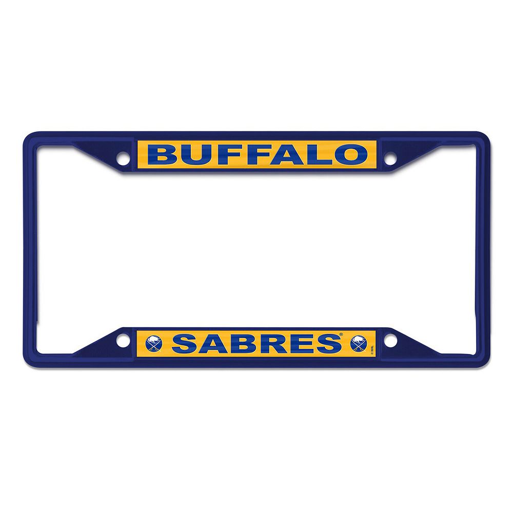 WinCraft Buffalo Sabres Chrome Colored License Plate Frame