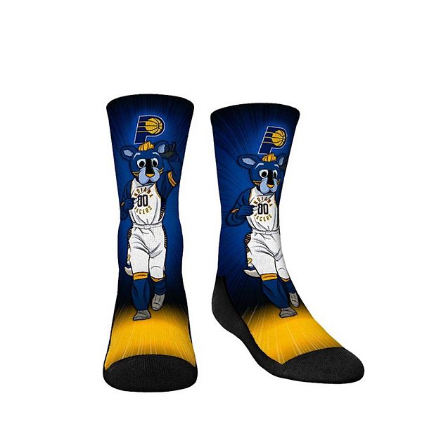 Youth Rock Em Socks Indiana Pacers Mascot Pump Up Crew Socks