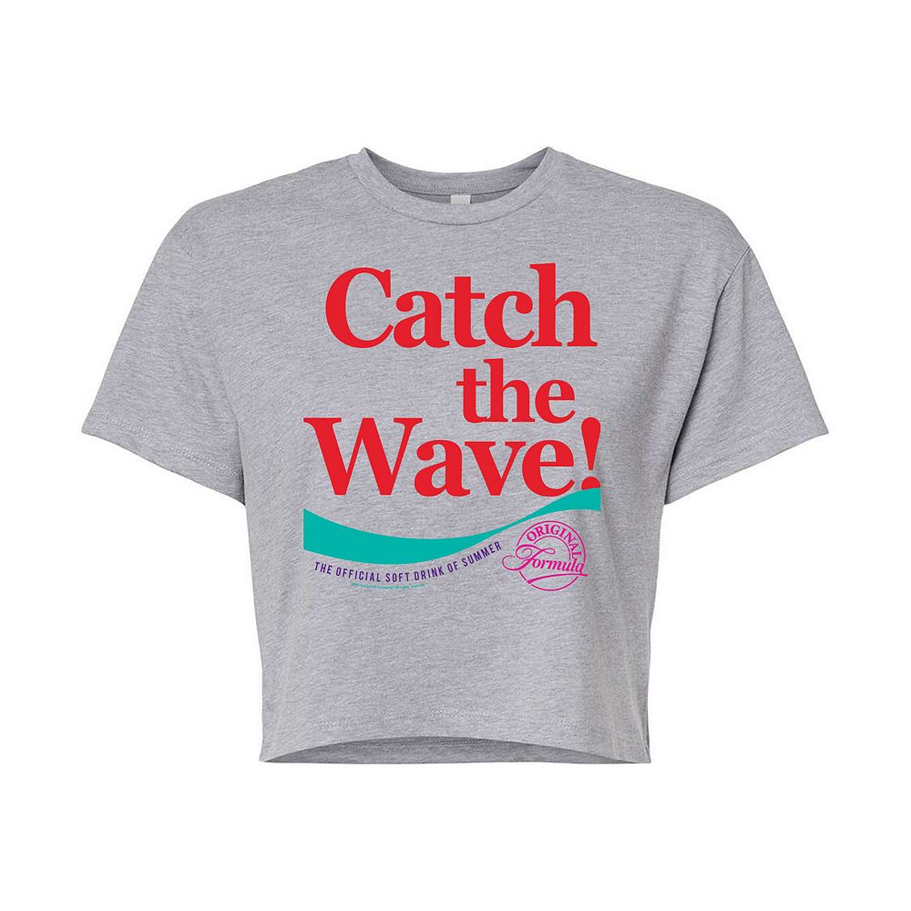 Juniors' Coca-Cola Catch The Way Cropped Tee