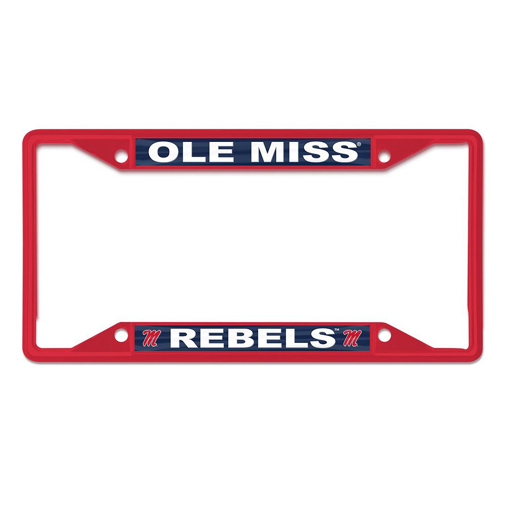 WinCraft Ole Miss Rebels Chrome Color License Plate Frame