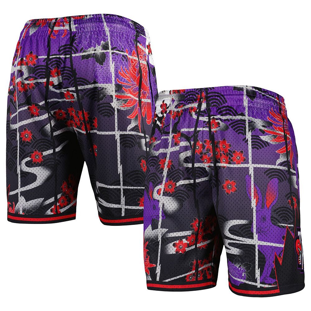 Men's Mitchell & Ness Purple Toronto Raptors Lunar New Year Swingman Shorts