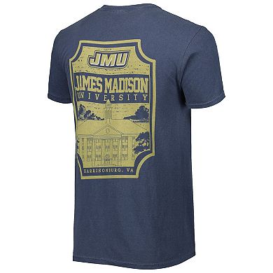 Men's Steel James Madison Dukes Logo Campus Icon T-Shirt