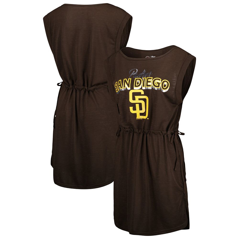 Women's G-III 4Her by Carl Banks Brown San Diego Padres G.O.A.T ...