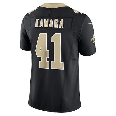 Men's Nike Alvin Kamara Black New Orleans Saints Vapor F.U.S.E. Limited Jersey