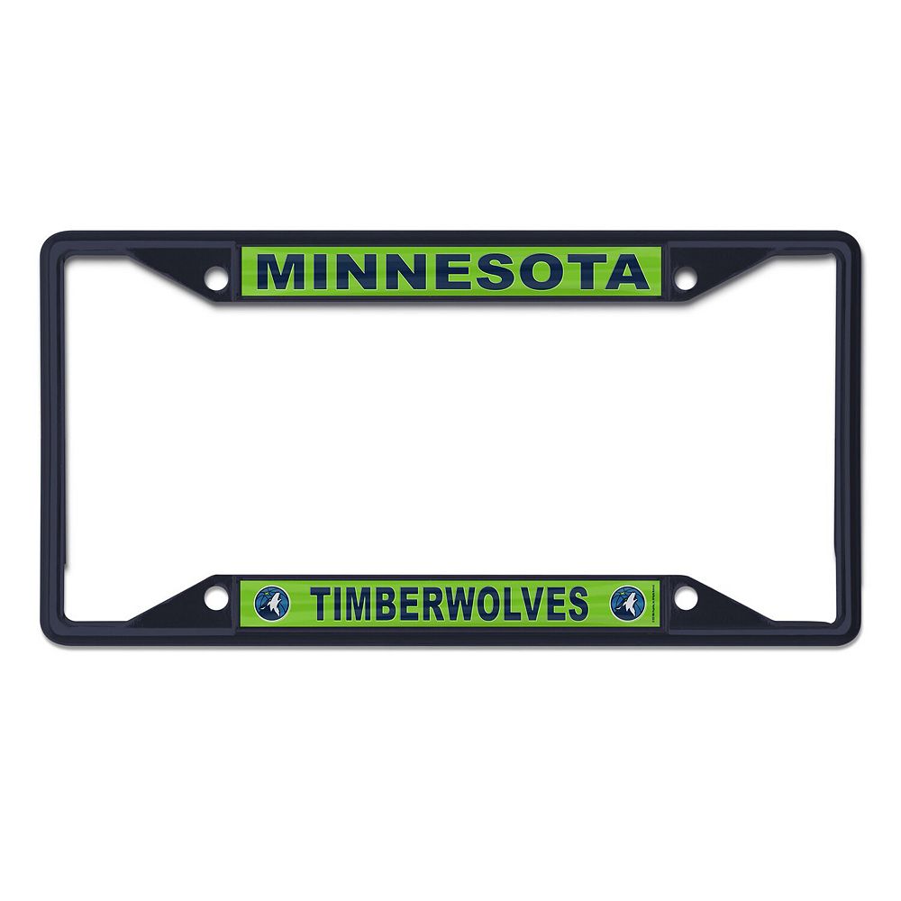 WinCraft Minnesota Timberwolves Chrome Color License Plate Frame