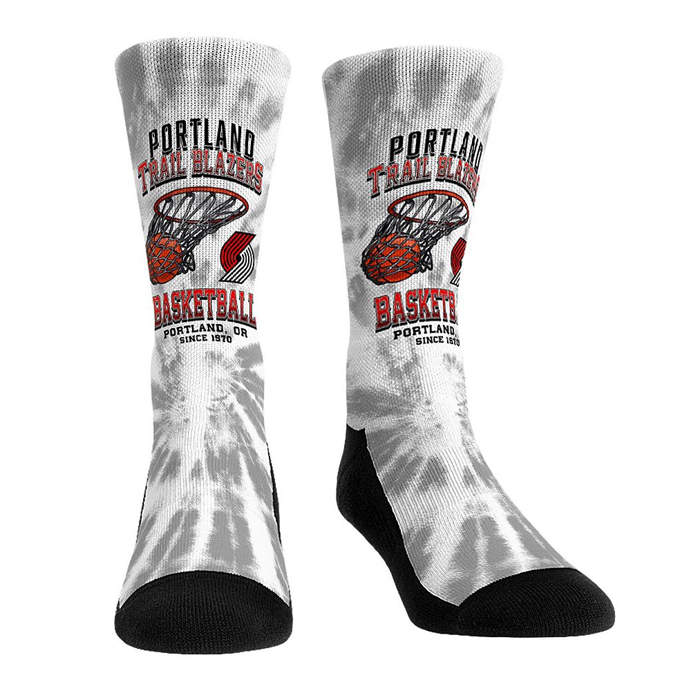 Unisex Rock Em Socks Portland Trail Blazers Vintage Hoop Crew Socks