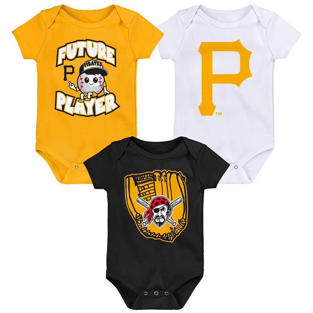Newborn & Infant Gold/Black/White Pittsburgh Pirates Minor League ...