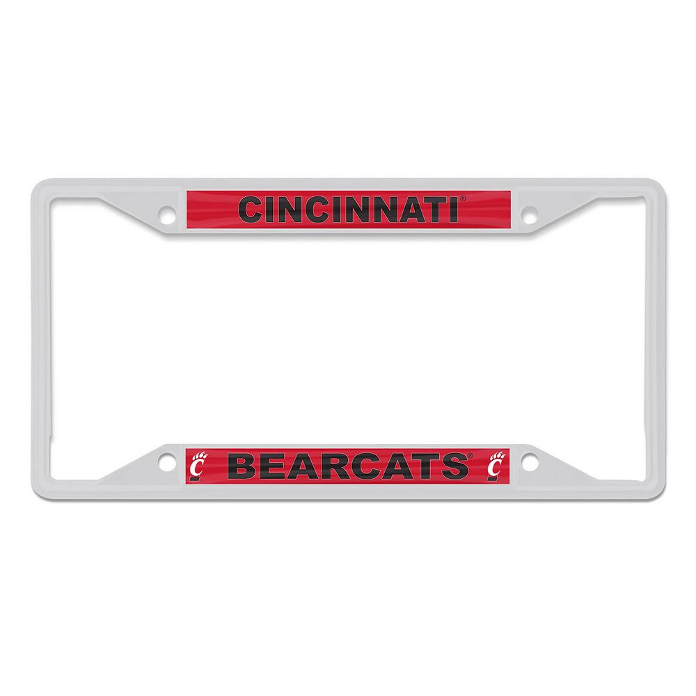 WinCraft Cincinnati Bearcats Chrome Color License Plate Frame