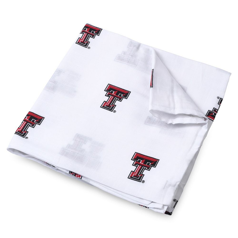 Infant White Texas Tech Red Raiders 47'' x 47'' Muslin Swaddle Blanket