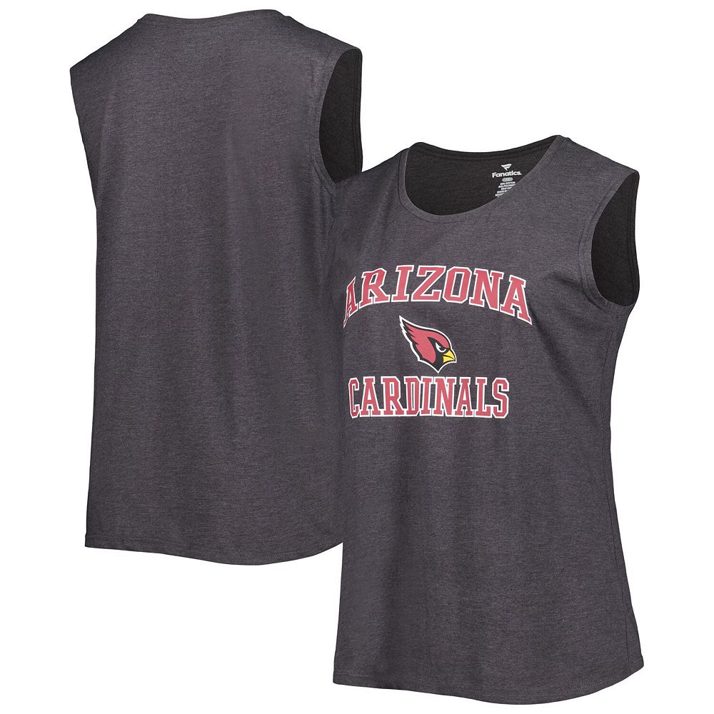 Women's Fanatics Branded Heather Charcoal Arizona Cardinals Plus Size ...